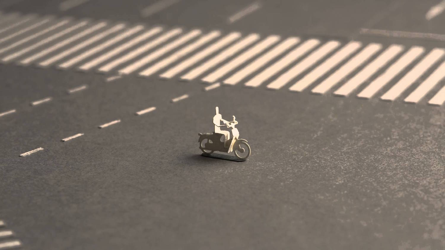 Shibuya Scramble Crossing recreated in 1/100 scale paper model as stop ...